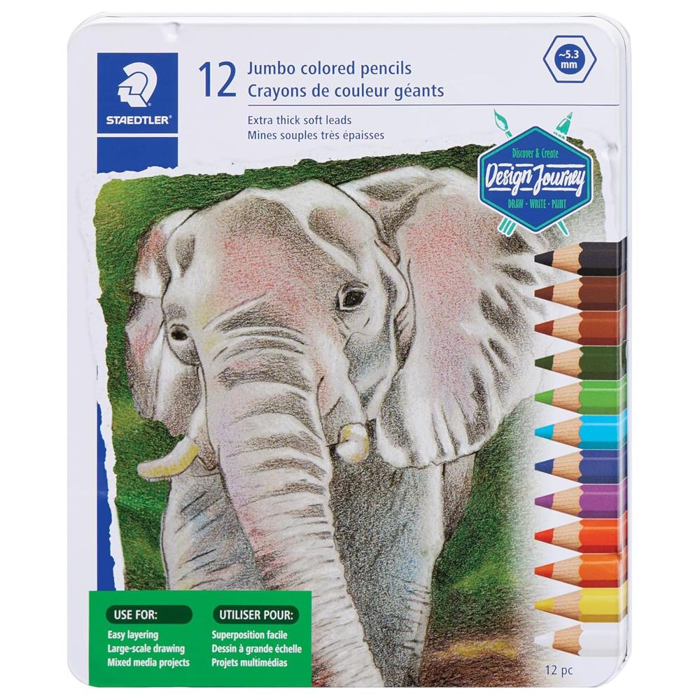Staedtler Jumbo Color Pencil Set 12pk – Midoco Art & Office Supplies