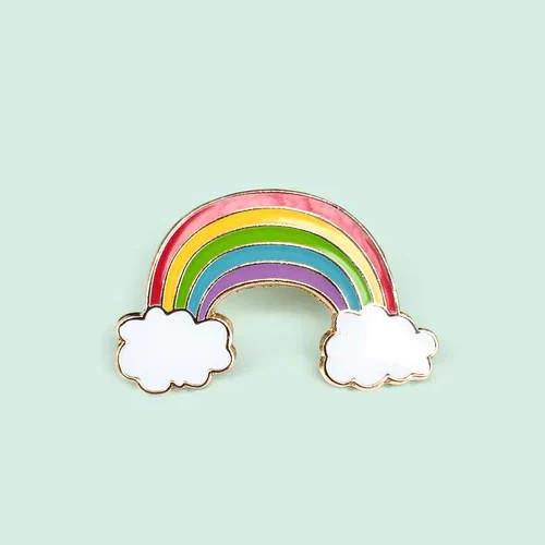 Crywolf Enamel Pin - Rainbow – Midoco Art & Office Supplies