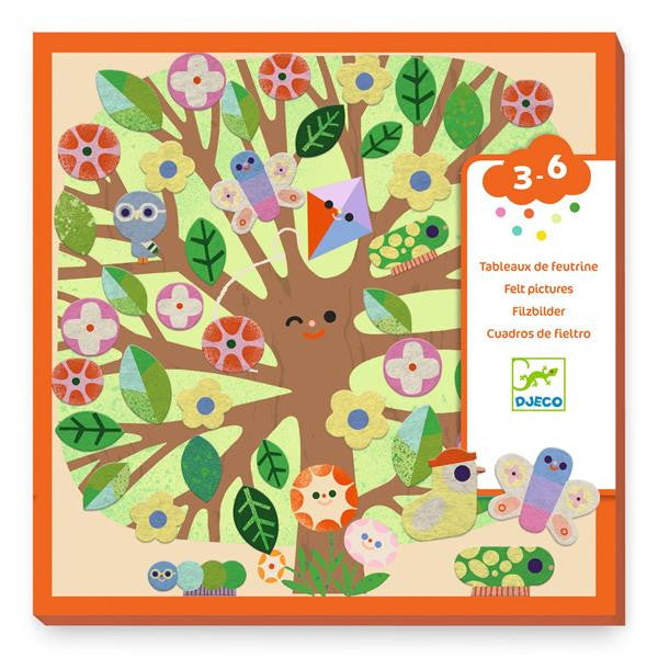 Djeco Felt Pictures Collage Kit - Through the Seasons – Midoco Art ...