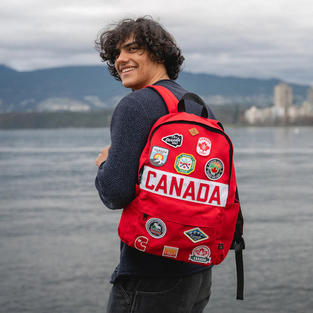 Northern Icons Classic Backpack - Canada, Red – Midoco Art & Office ...