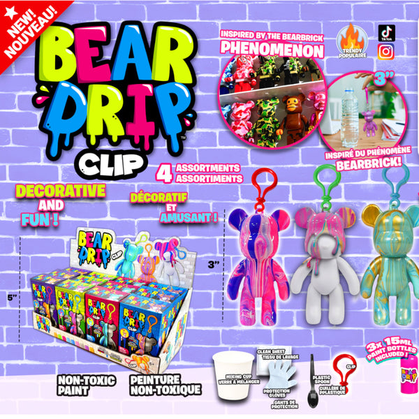 Bear Drip Clip DIY Painting Kit, Assorted – Midoco Art & Office Supplies