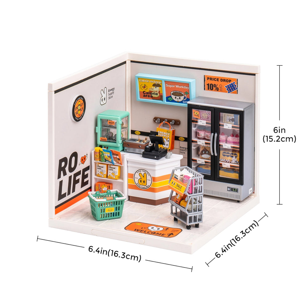 Robotime Rolife DIY Mini Model Kit - Energy Supply Store – Midoco Art ...
