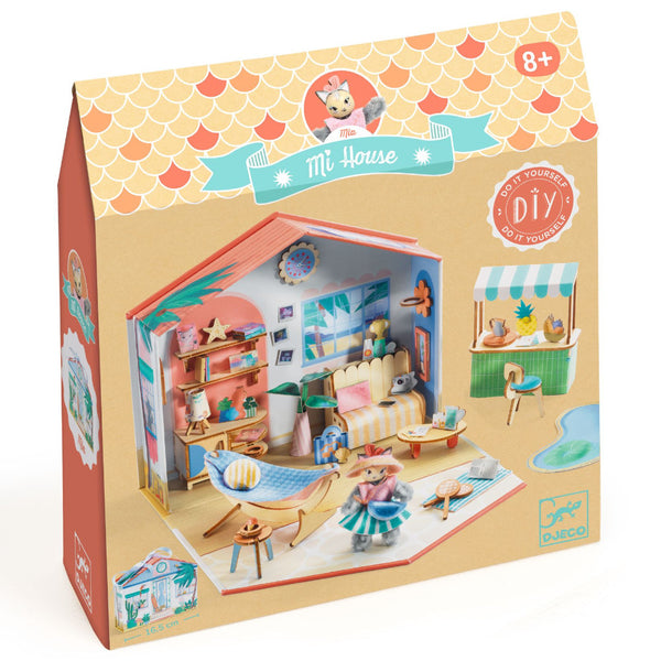 Djeco Mi House DIY Dollhouse Kit - Mia – Midoco Art & Office Supplies