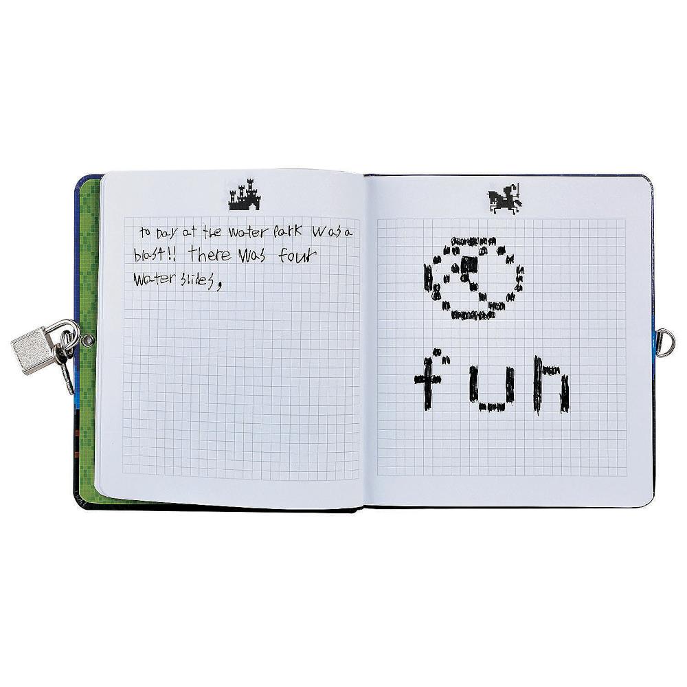 Peaceable Kingdom Locked Diary - Pixel Dragon – Midoco Art & Office ...