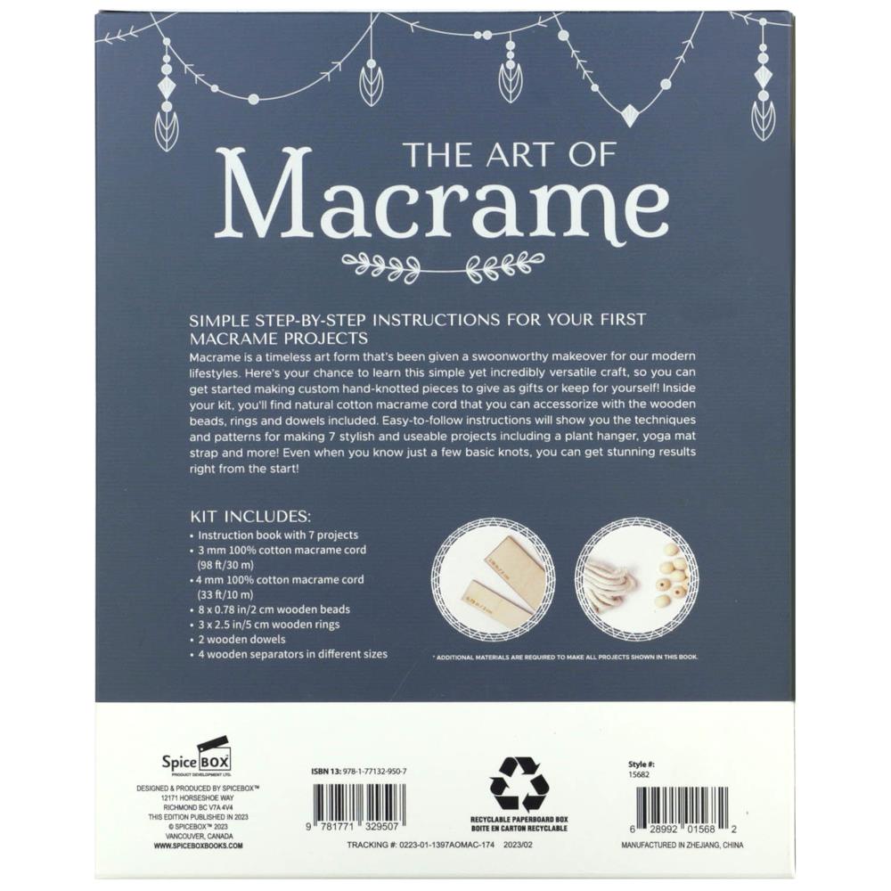 SpiceBox The Art of Macrame Kit – Midoco Art & Office Supplies