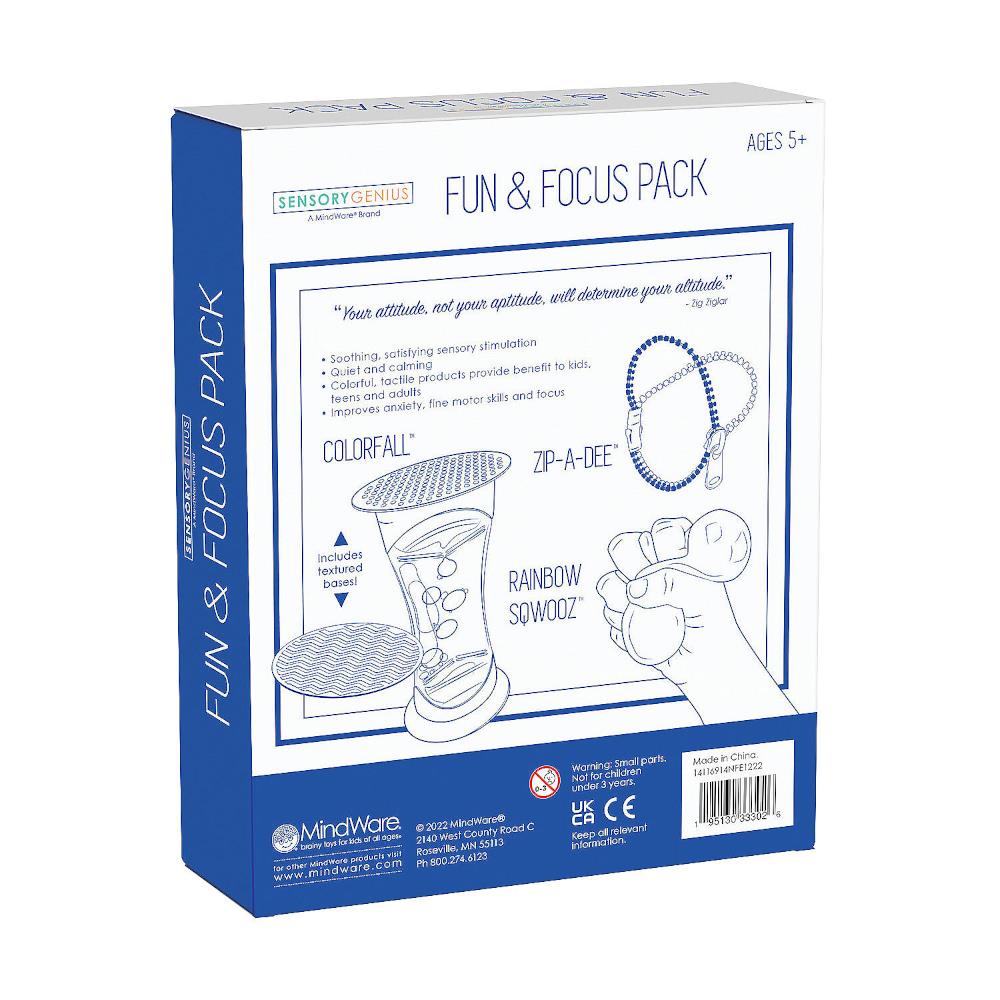 MindWare Sensory Genius Fun & Focus Pack – Midoco Art & Office Supplies