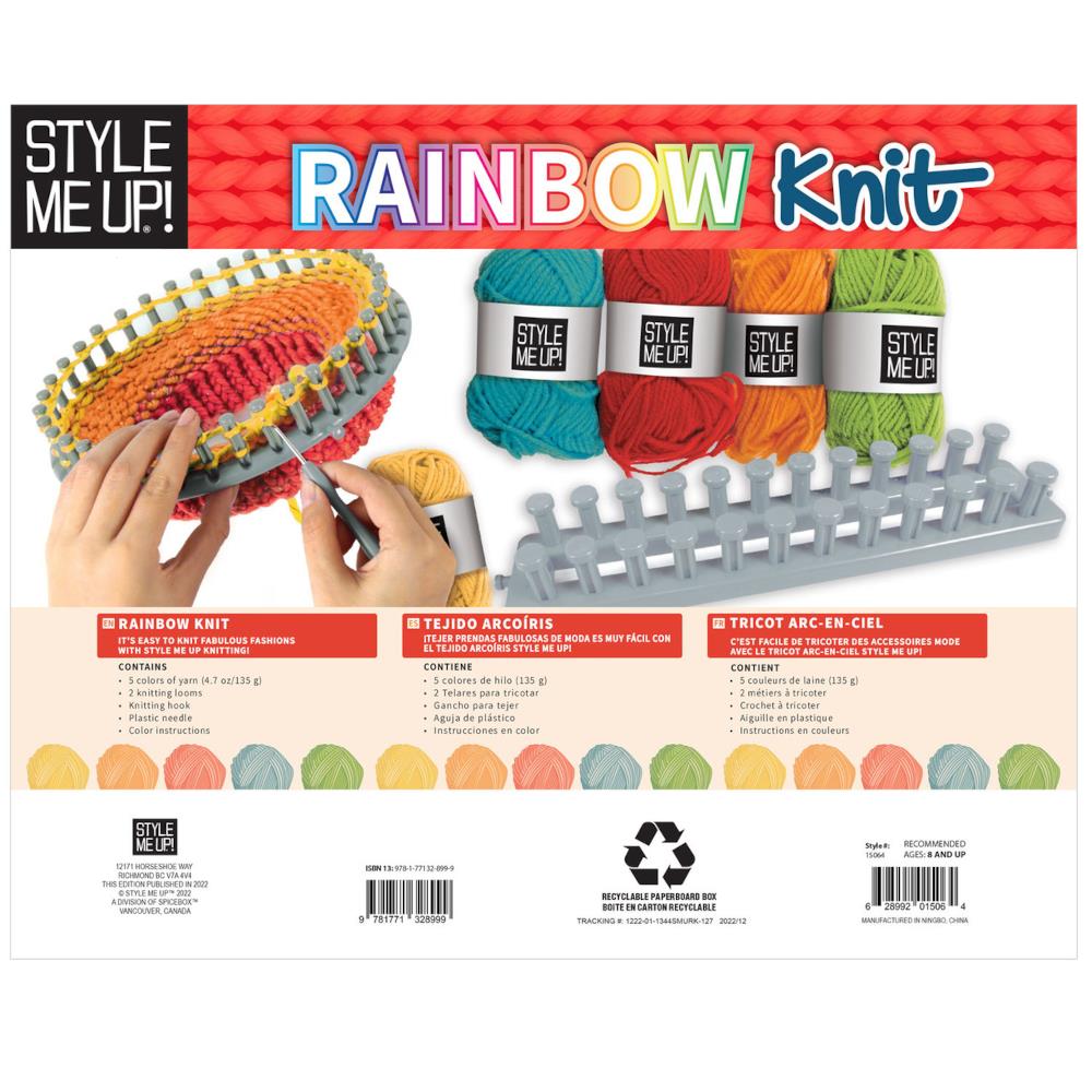 SpiceBox Style Me Up Rainbow Knitting Kit – Midoco Art & Office Supplies