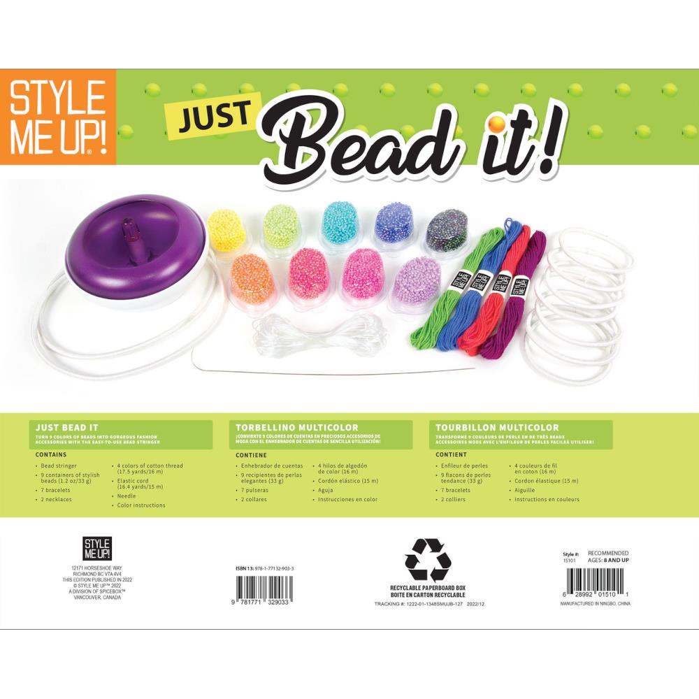 SpiceBox Style Me Up Just Bead It! Kit – Midoco Art & Office Supplies