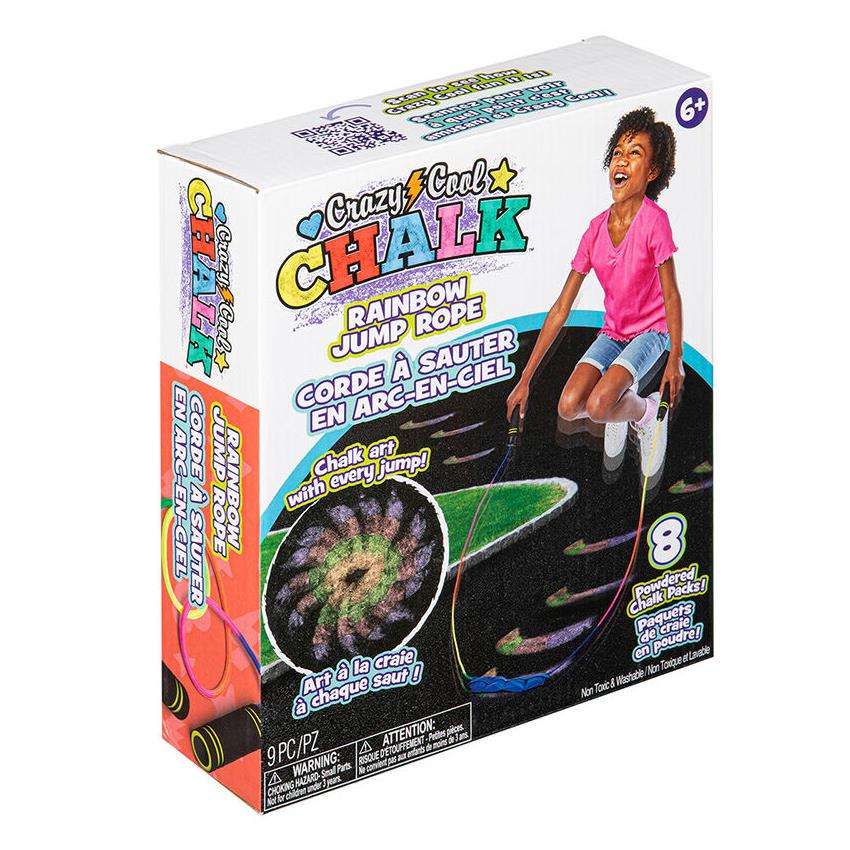 Crazy Cool Chalk Rainbow Jump Rope – Midoco Art & Office Supplies
