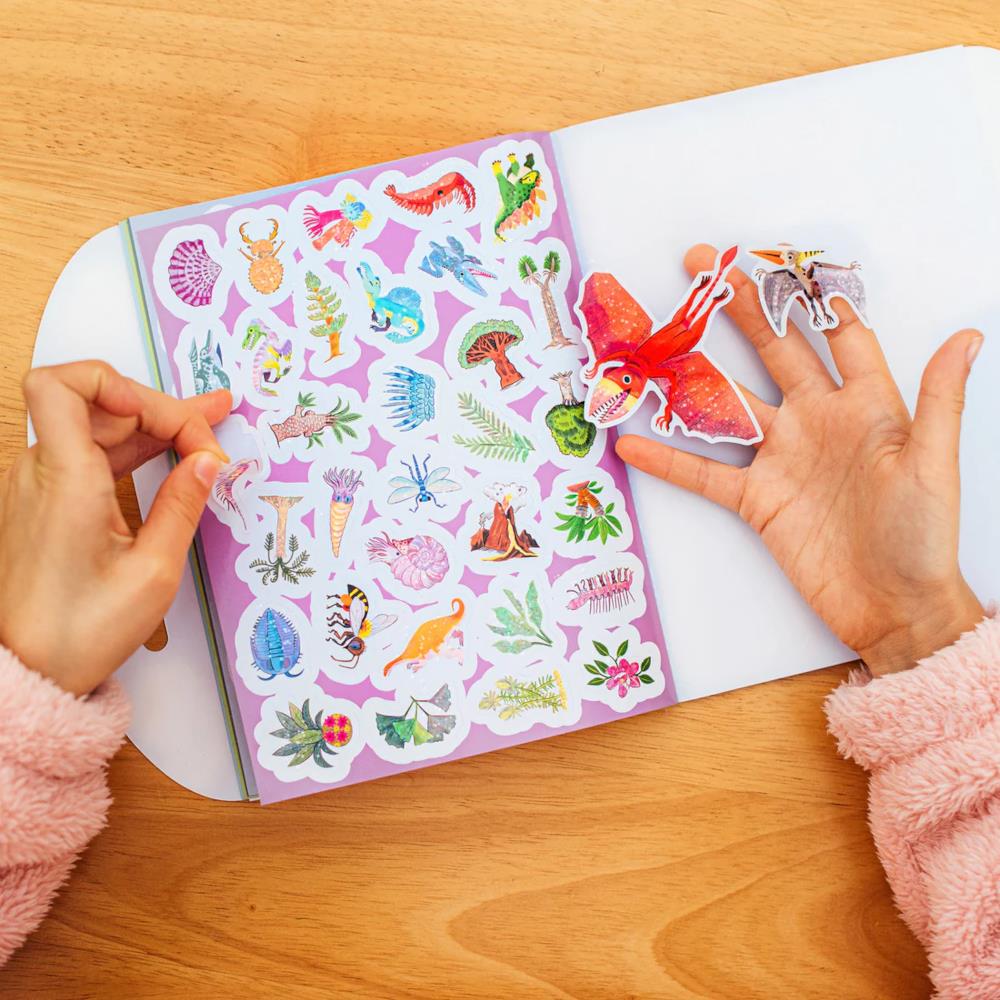 eeBoo Shiny Sticker Book - Dinosaurs – Midoco Art & Office Supplies