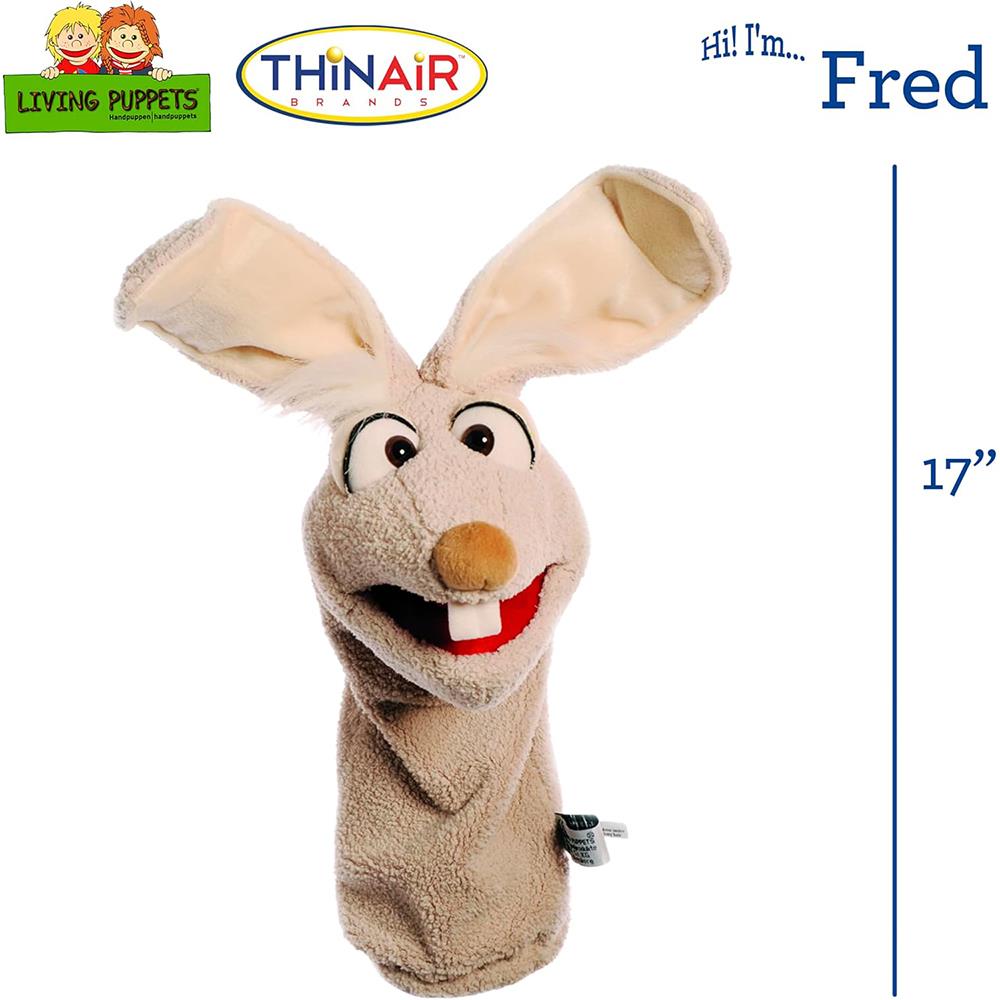 Living Puppets Hand Puppet - Fred (Bunny) – Midoco Art & Office Supplies