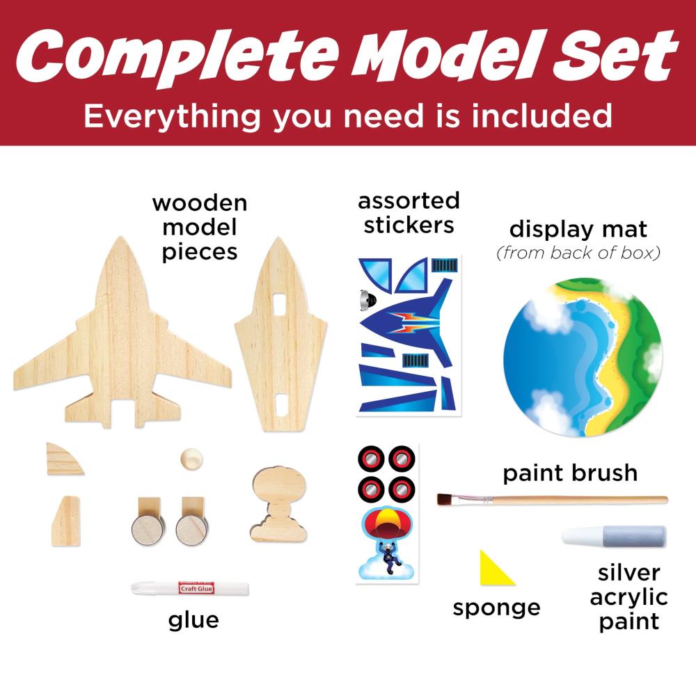 Creativity for Kids Buildeez! Model Kit - Ace Jet Plane – Midoco Art ...