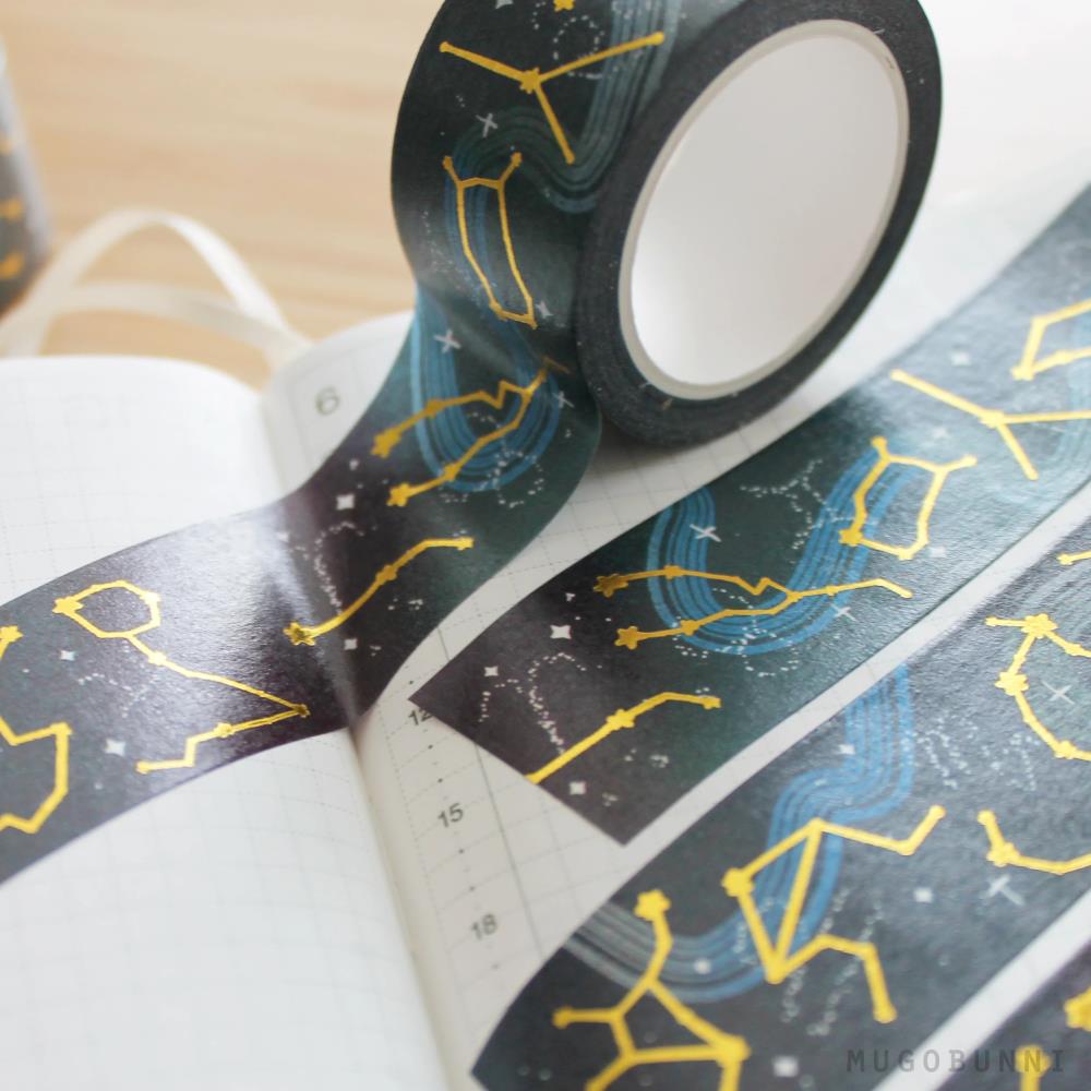 Mugobunni Washi Tape - Constellations – Midoco Art & Office Supplies