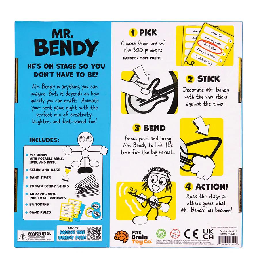 Fat Brain Toy Co. Mr. Bendy Game – Midoco Art & Office Supplies