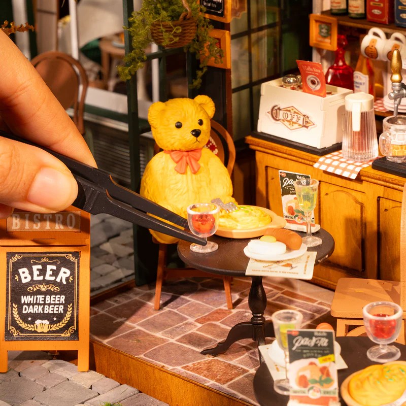 Robotime Rolife DIY Mini Model Kit - Tipsy Restaurant – Midoco Art ...