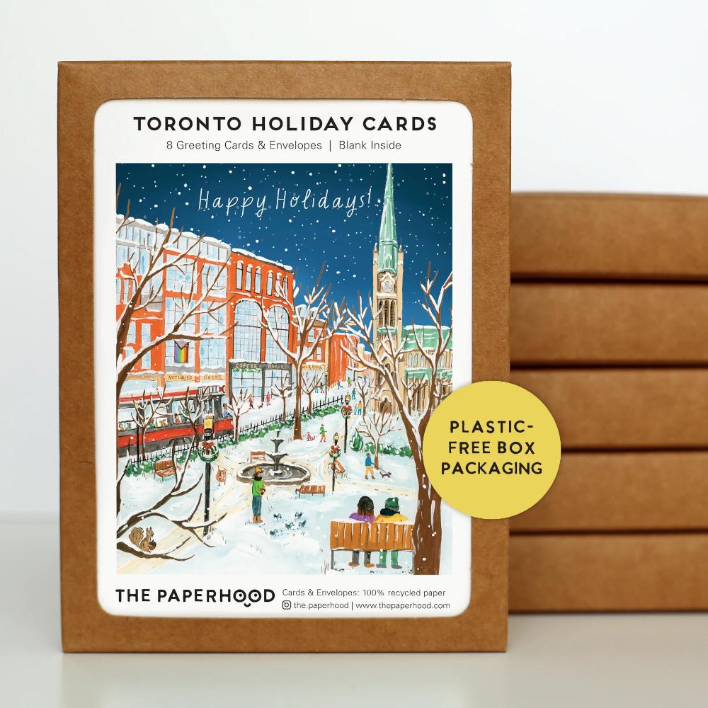 The Paperhood Toronto Boxed Holiday Cards 8pk - St. James Park – Midoco ...
