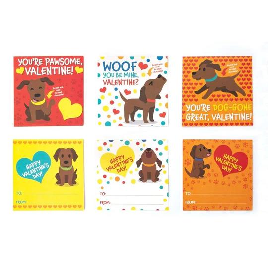 Paper House Valentine Cards Set - Chocolate Lab Scratch & Sniff ...