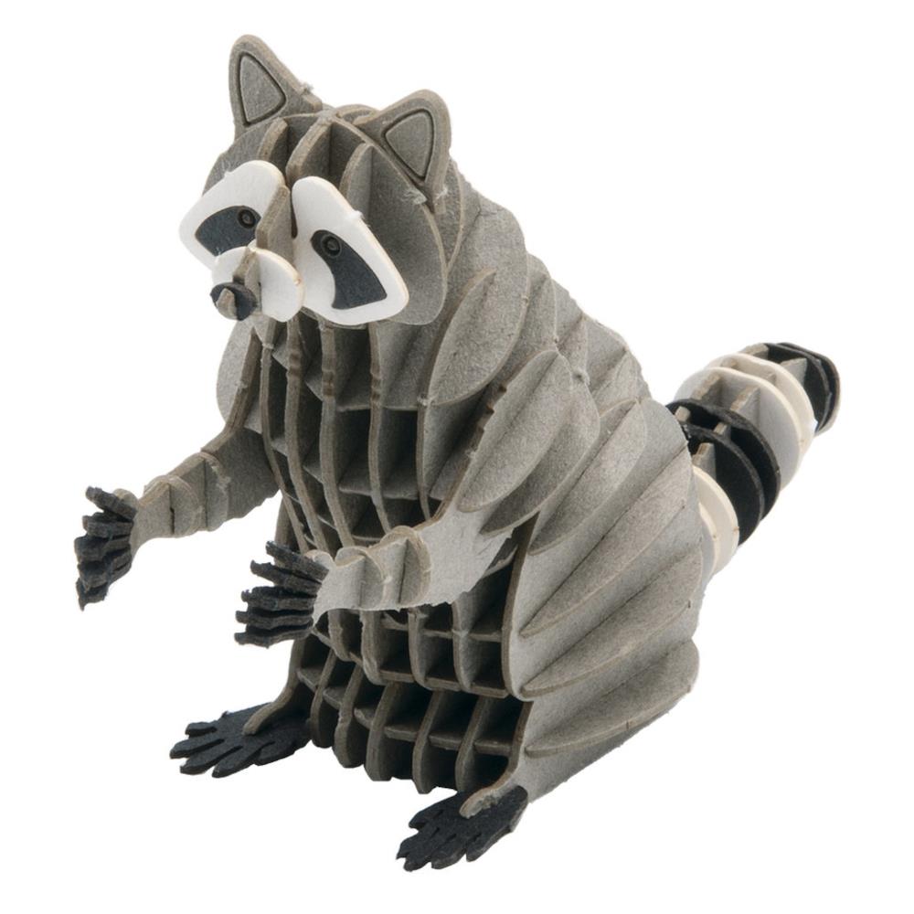 Fridolin 3D Paper Model - Raccoon – Midoco Art & Office Supplies