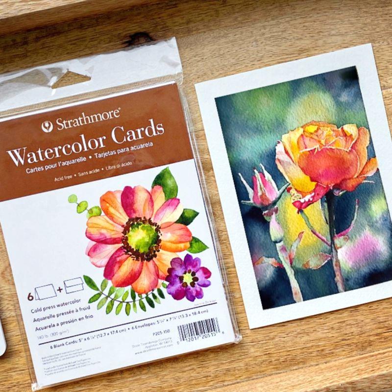 Strathmore Creative Cards 6pk 5x6.875" - Watercolour, 400 Series ...