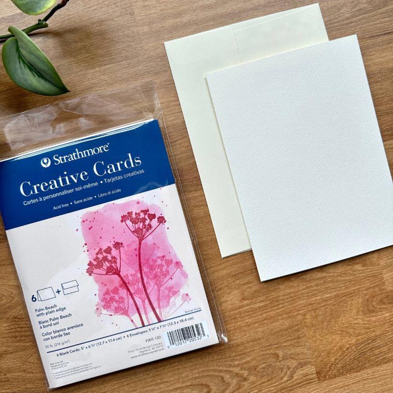 Strathmore Creative Cards 6pk 3.5x4.875" - Palm Beach Plain Edge ...