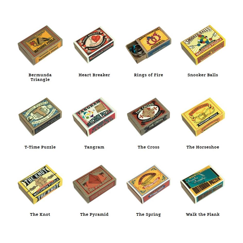 Professor Puzzle Mini Matchbox Puzzles, Assorted – Midoco Art & Office ...