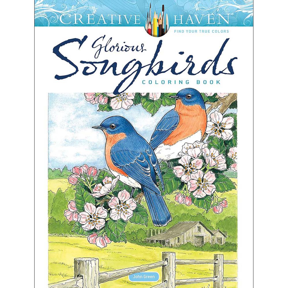 Creative Haven Colouring Book - Glorious Songbirds – Midoco Art ...