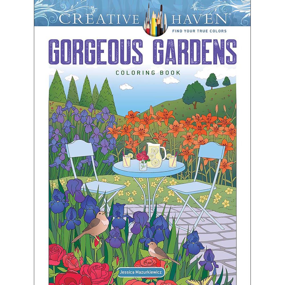 Creative Haven Colouring Book - Gorgeous Gardens – Midoco Art & Office ...