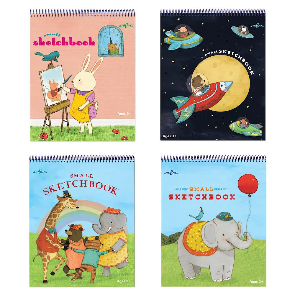 eeBoo Small Animal Sketchbooks, Assorted – Midoco Art & Office Supplies
