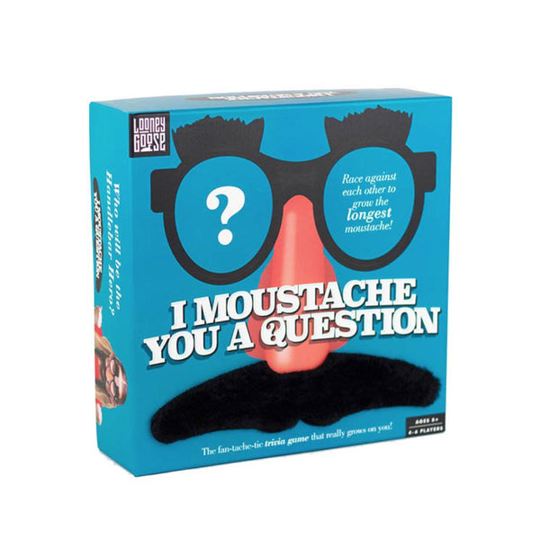 Professor Puzzle I Moustache You a Question Trivia Game – Midoco Art ...