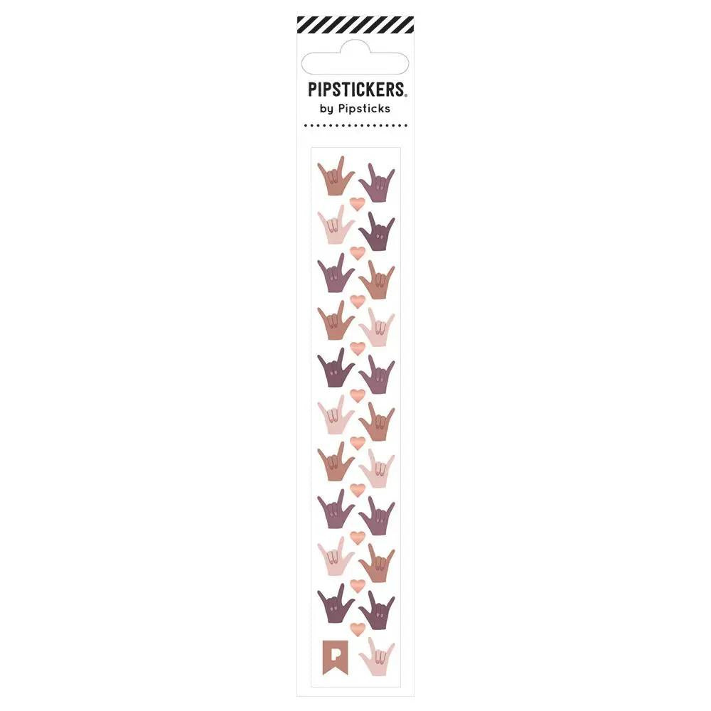 Pipsticks Mini PipStickers Set - I Love You – Midoco Art & Office Supplies