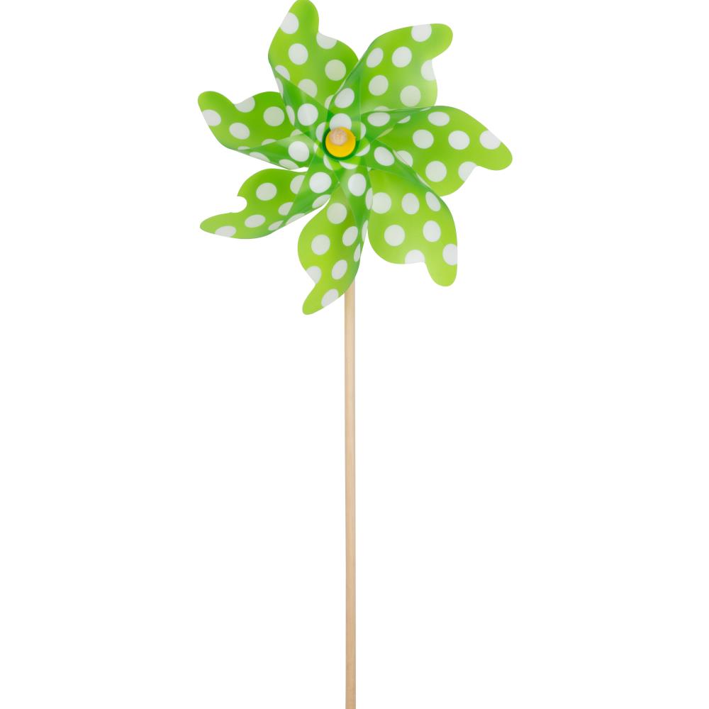 Silver Tree Pinwheel - Green Polka Dots – Midoco Art & Office Supplies