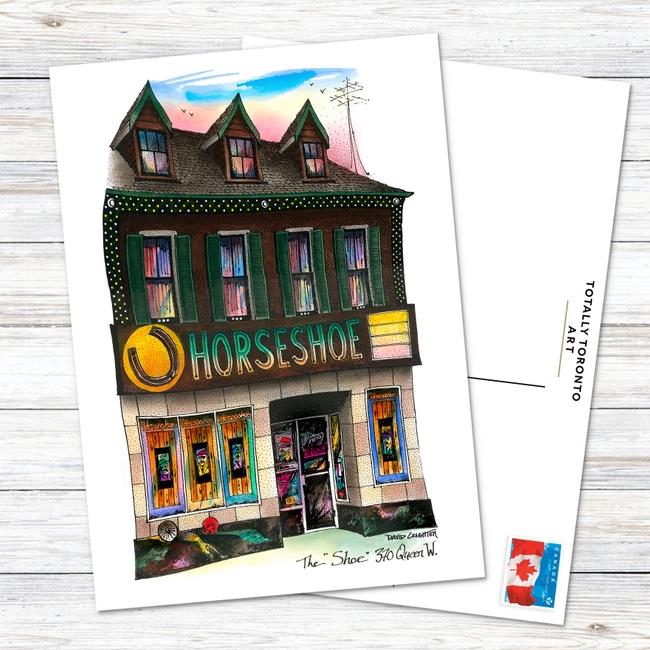 David Crighton Postcard - The Horseshoe Tavern – Midoco Art & Office ...