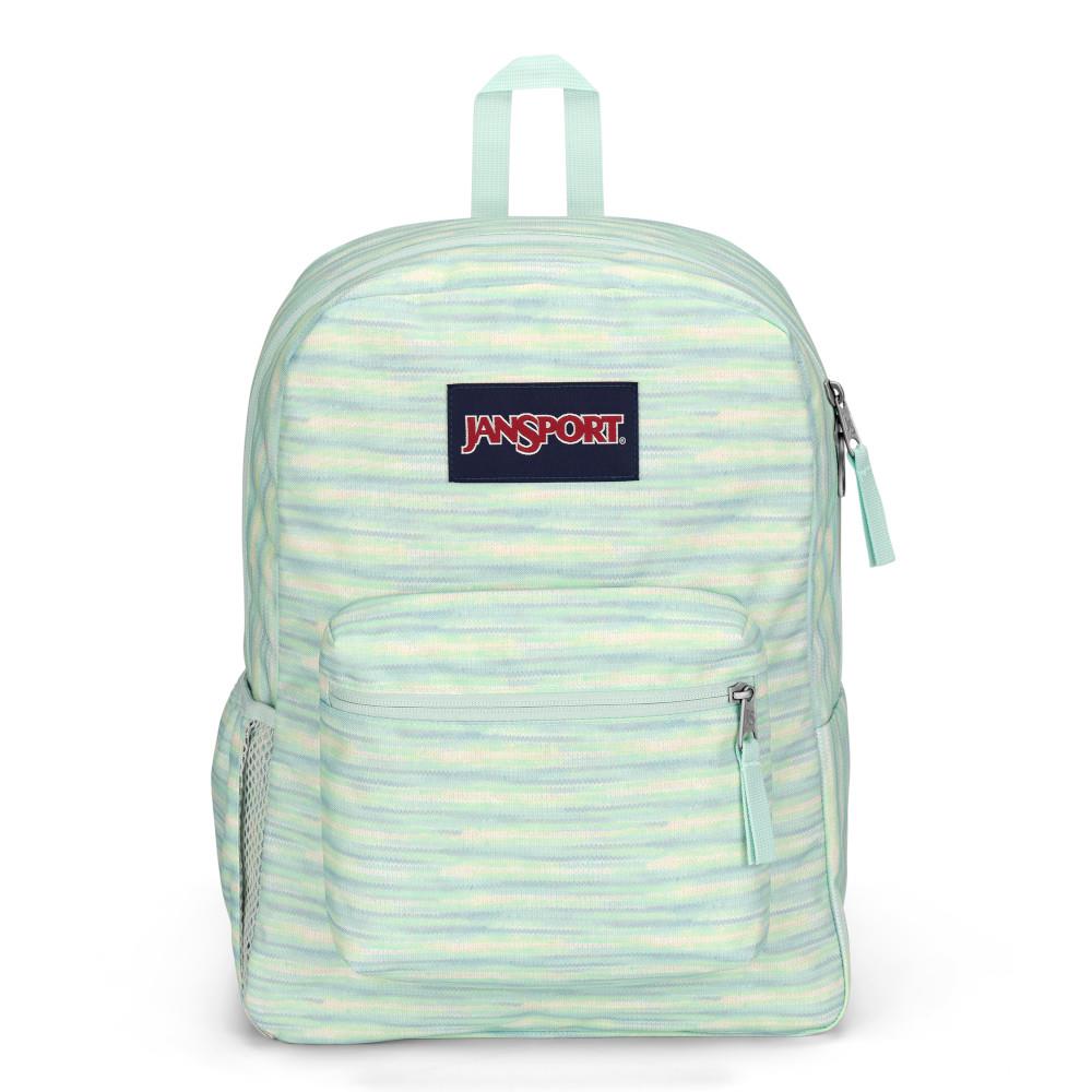 Jansport Crosstown Backpack - 70s Space Dye Fresh Mint – Midoco Art ...