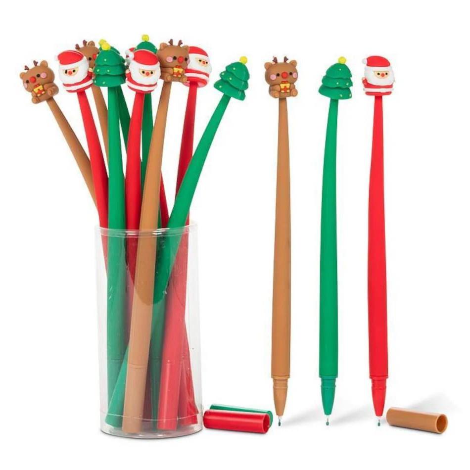 Abbott Novelty Pen - Holiday Wobbly Asstd – Midoco Art & Office Supplies