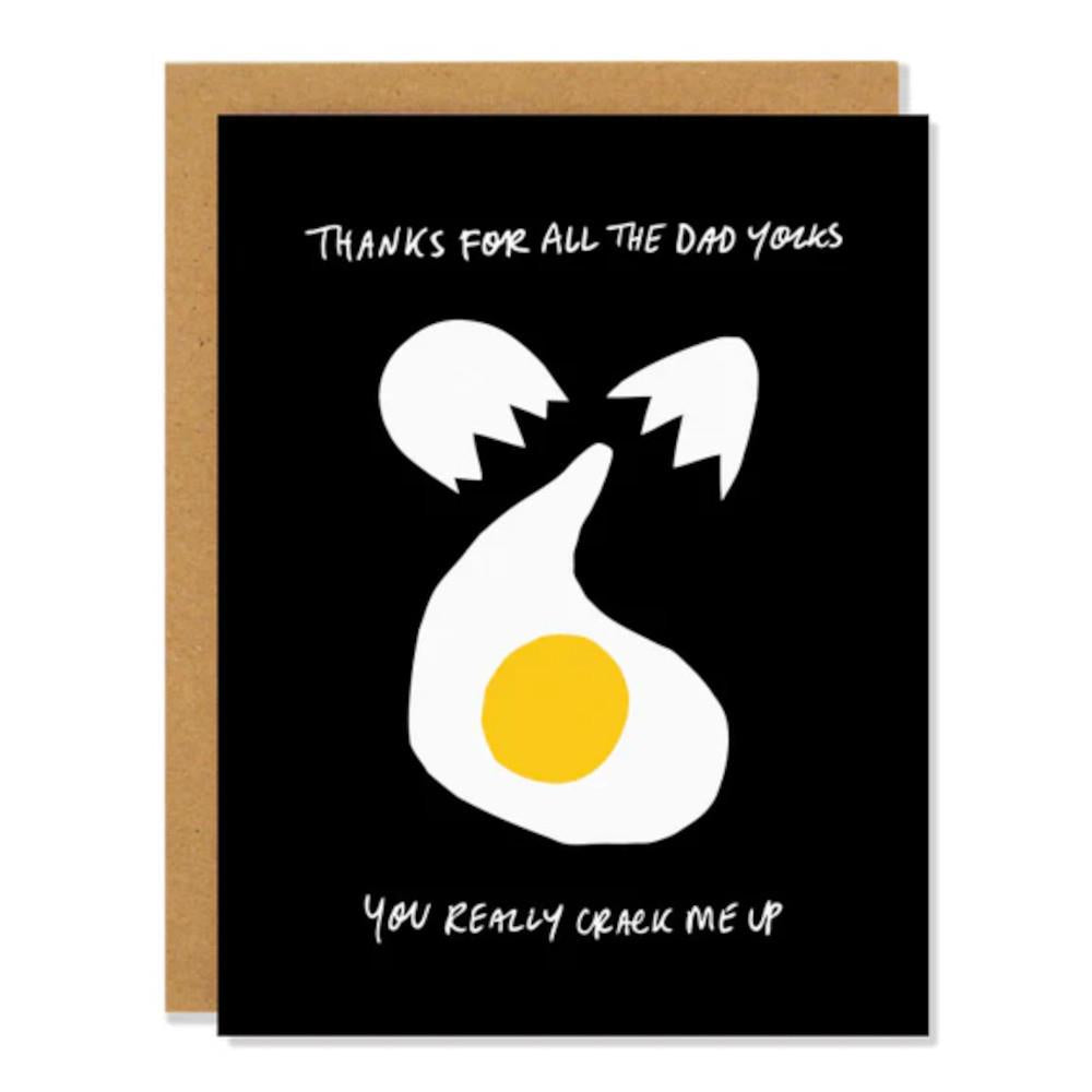 Badger & Burke Greeting Card - Dad Yolks – Midoco Art & Office Supplies