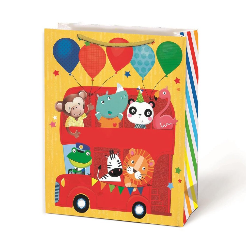 Paper Trendz Animal Bus Gift Bag - Large – Midoco Art & Office Supplies