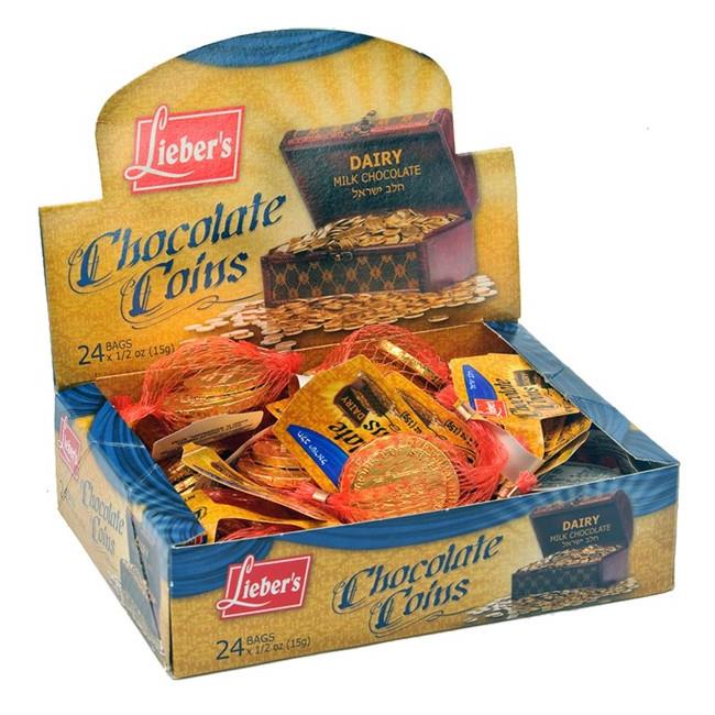 Lieber's Milk Chocolate Gelt Coins 3pk – Midoco Art & Office Supplies