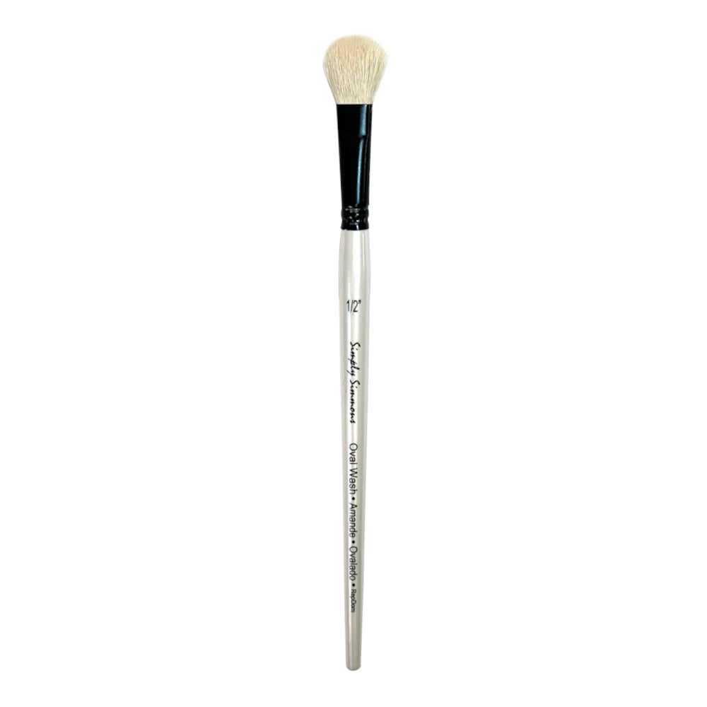 Simply Simmons Brushes - Short Handled Watercolour Oval Mop – Midoco ...