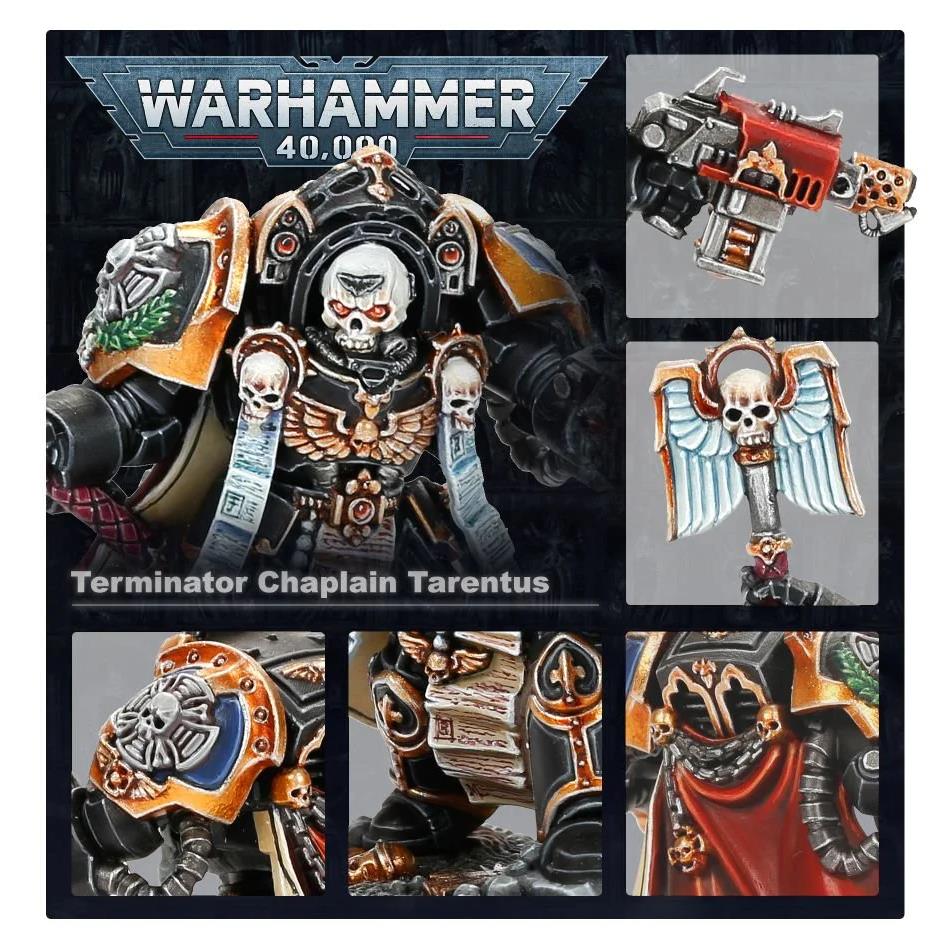 Warhammer 40K Miniature Kit - Space Marines: Terminator Chaplain Taren ...