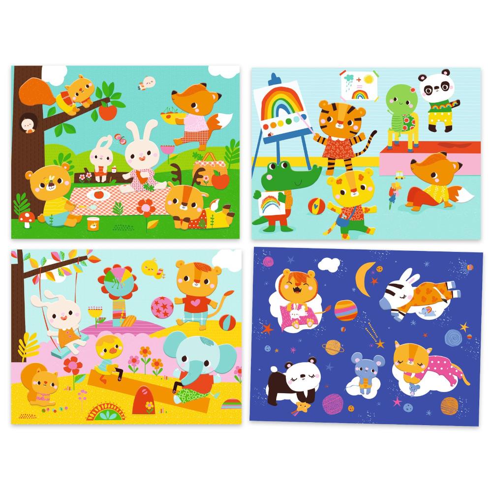 Djeco Collage Kit - The Day – Midoco Art & Office Supplies