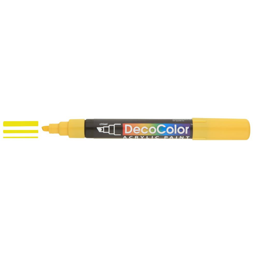 Decocolor Acrylic Paint Marker - Yellow – Midoco Art & Office Supplies